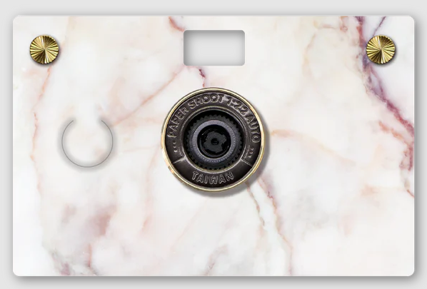 Paper Shoot Klassisches Case Marmor Bianco Rose | 0000000104775